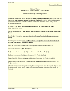 Architect/Engineer Statement of Qualifications ... - Maine.gov Doc ...