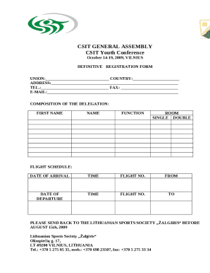 CSIT GENERAL ASSEMBLY Doc Template | pdfFiller