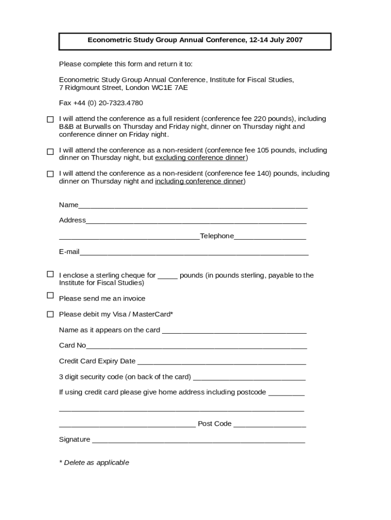 Online cemmap ac Booking - Cemmap - cemmap ... Doc Template | pdfFiller