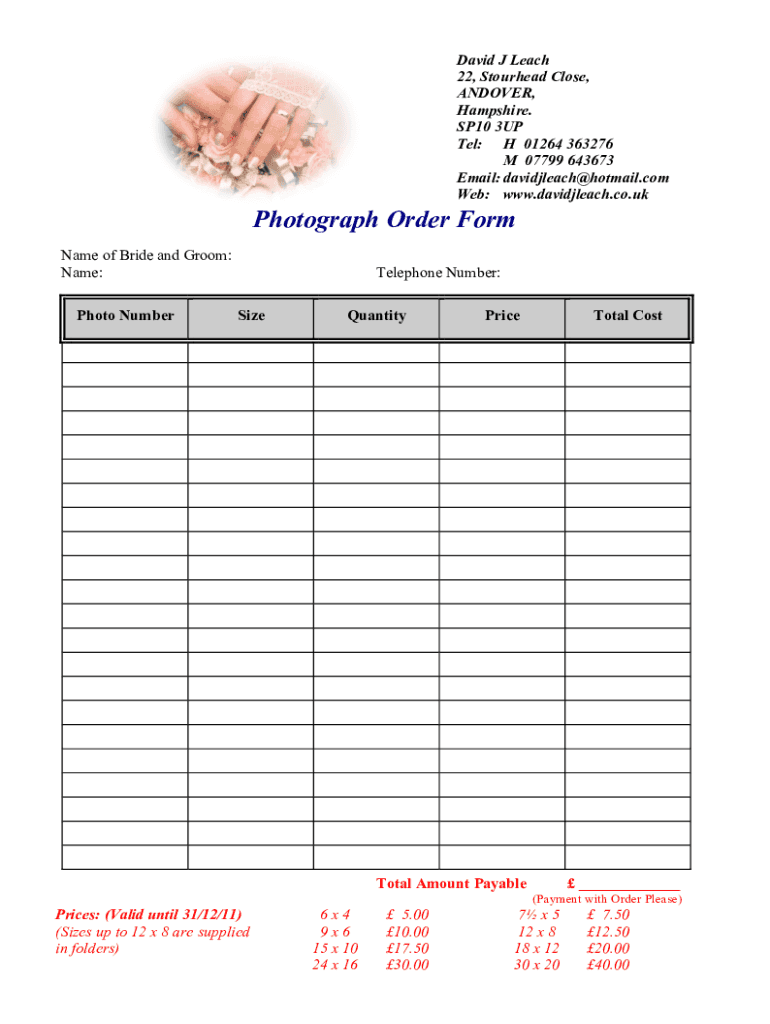 Fillable Online Reprint Order Form.DOC Fax Email Print - pdfFiller