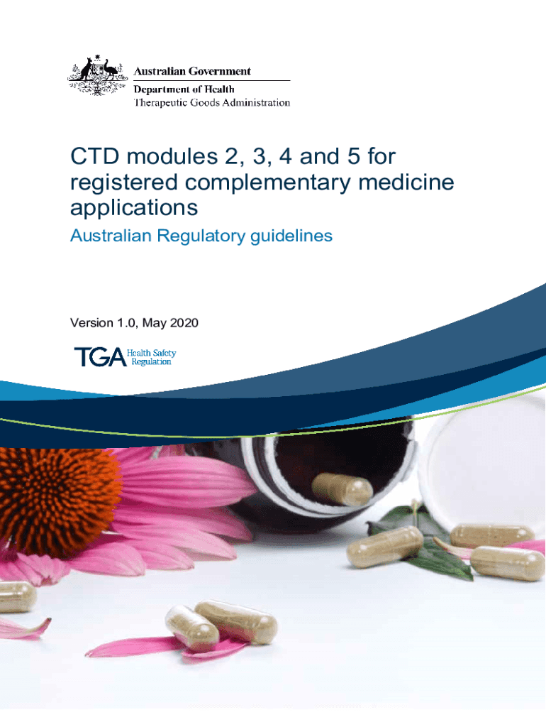 Fillable Online Guideline on the use of the CTD format in the ...