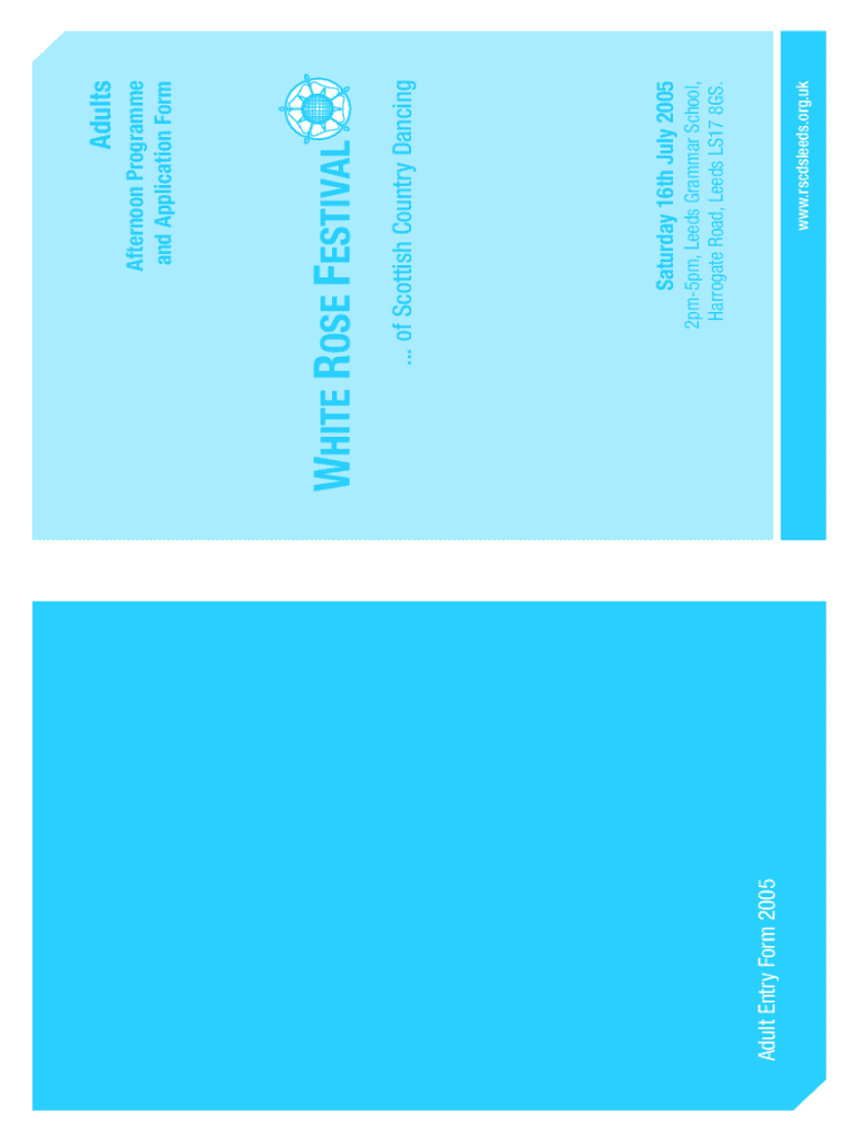 Fillable Online A5 Leaflet/Application Forms Fax Email Print - pdfFiller