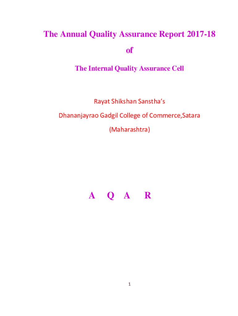 Fillable Online Internal Quality Assurance Cell (IQAC) - Loyola College Fax Email Print - pdfFiller