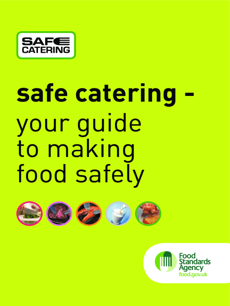 Fillable Online Safe Catering - your guide to making food safely Fax ...