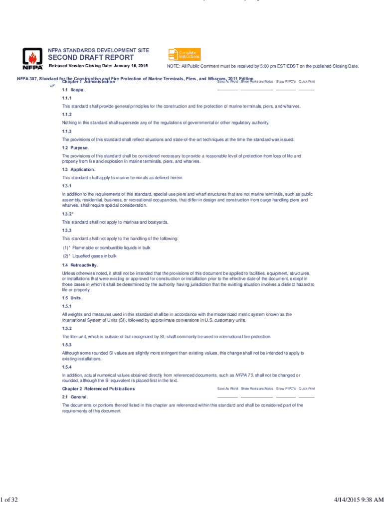 Nfpa 307 Pdf - Fill Online, Printable, Fillable, Blank | pdfFiller