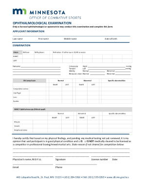 Fillable Online PHYSICAL AND NEUROLOGICAL EXAMINATION. PHYSICAL AND ...