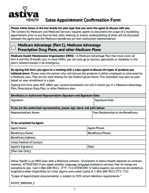 Fillable Online Model Sales Appointment Confirmation Form Fax Email ...