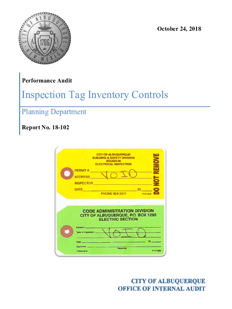 Fillable Online Final - Inspection Tag Fax Email Print - pdfFiller