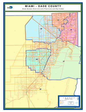 Fillable Online State Senate Districts with Precincts and Zip Codes Fax ...