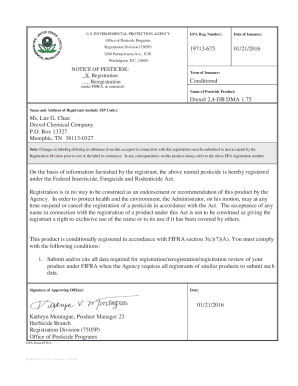 Fillable Online US EPA, Pesticide Product Label, DREXEL 2,4-DB DMA 1.75 ...