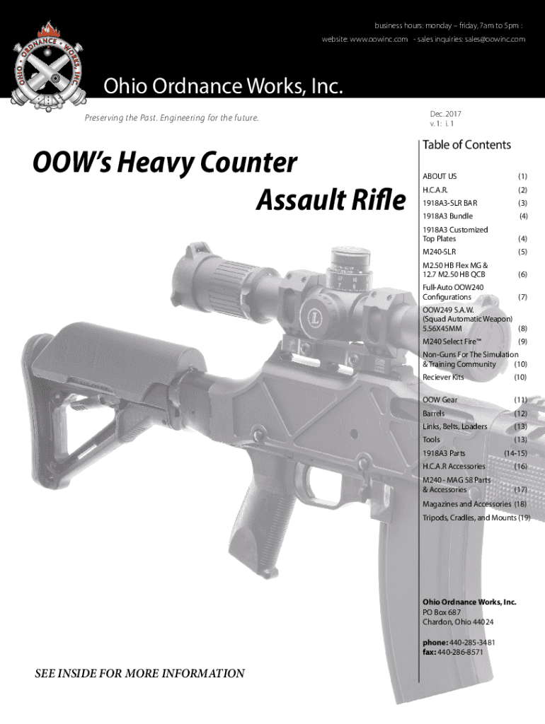 Fillable Online Fillable Online Retail Catalog - Ohio Ordnance Works ...