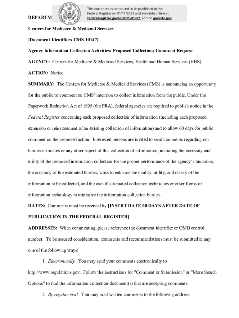 Fillable Online Document Identifiers CMS-10147 Fax Email Print - pdfFiller