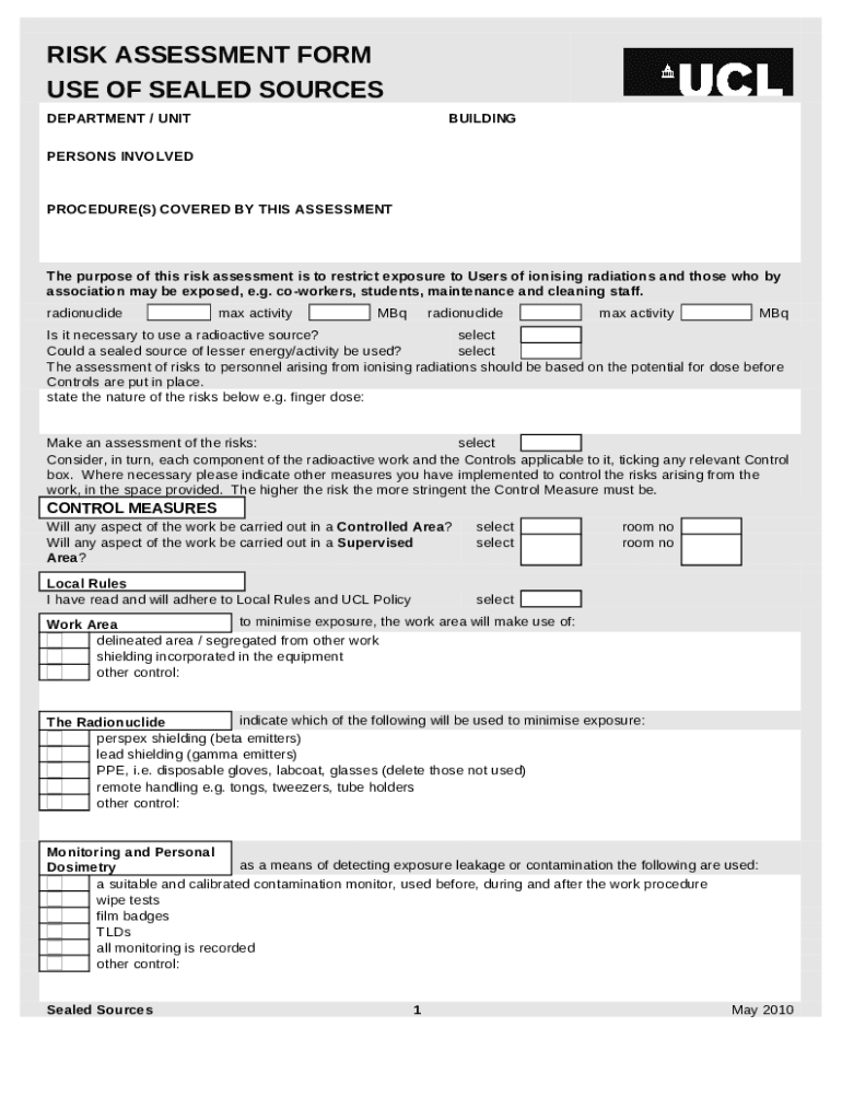 FREE 19+ Sample Risk Assessment s in MS WordPDFExcel Doc Template ...