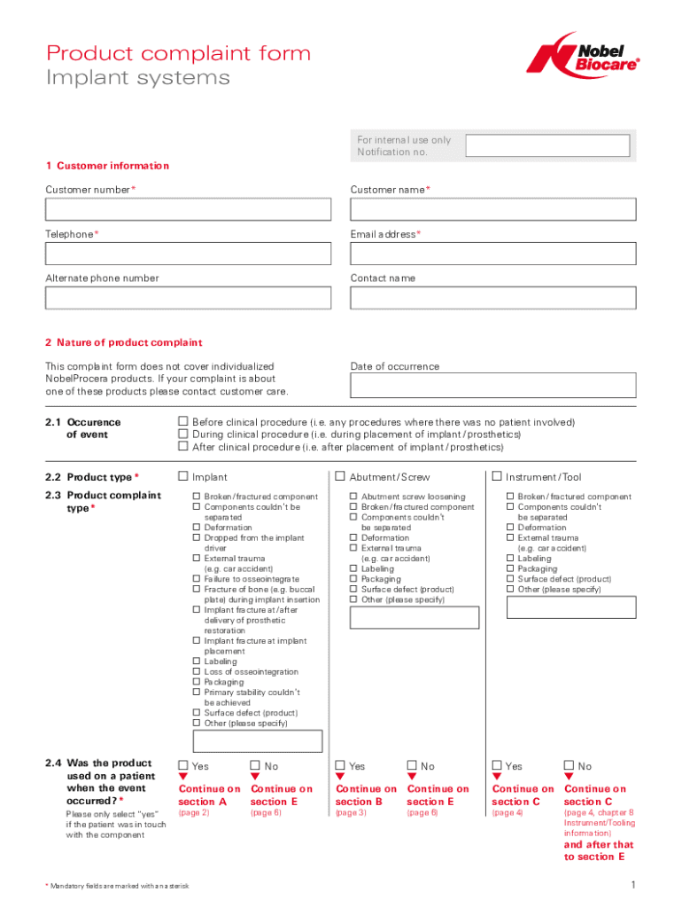 Fillable Online Implant systems Fax Email Print - pdfFiller