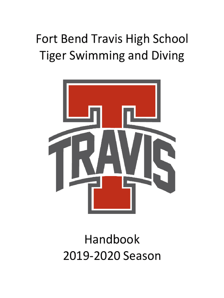 Fillable Online Fort Bend Travis High School Tiger Swimming and Diving ...