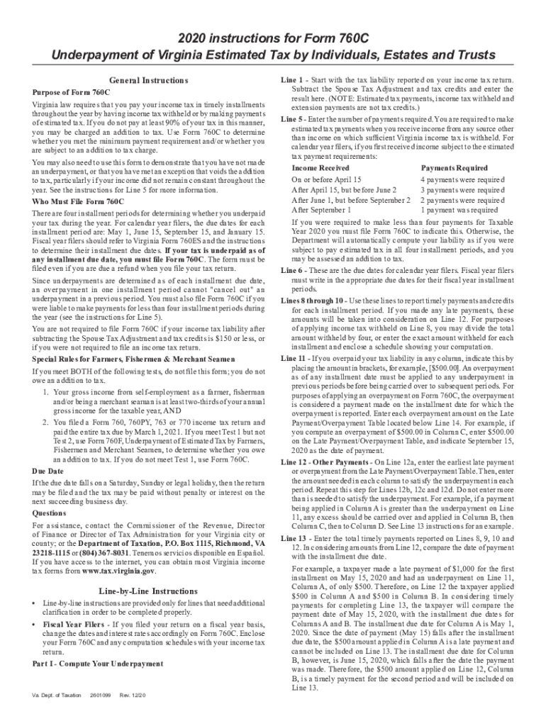 Fillable Online form 760c Fax Email Print - pdfFiller