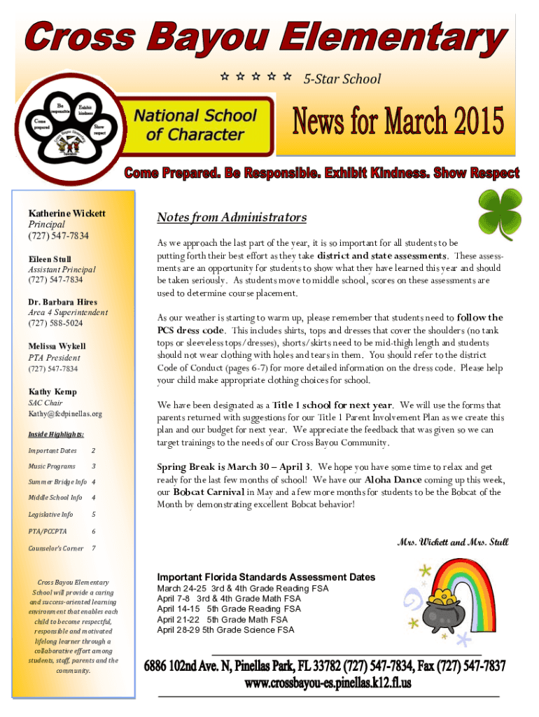 Fillable Online 5 Star School Fax Email Print - pdfFiller