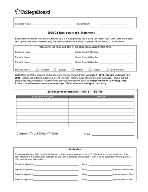 Fillable Online Non-Tax Filer's Form Fax Email Print - pdfFiller