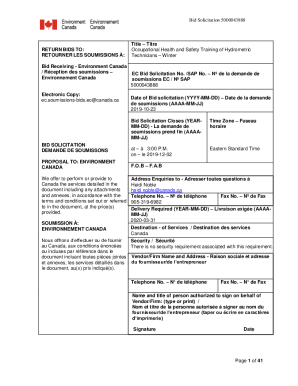 Fillable Online Bid Solicitation 5000043888 Fax Email Print - pdfFiller