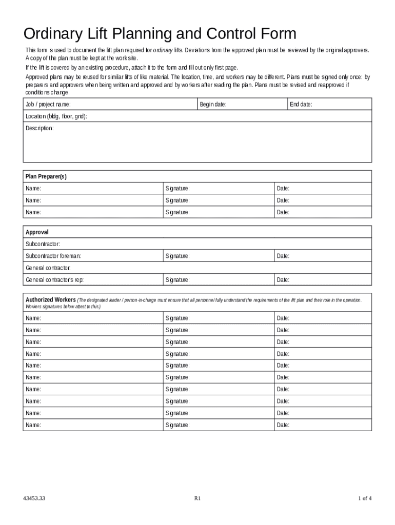 Ordinary Lift Planning and Control . Hoisting and Rigging - www-group ...