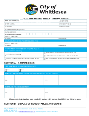 BUSINESS ABN NUMBER: Doc Template | pdfFiller
