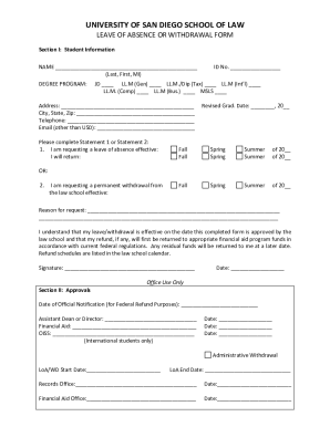 Fillable Online LOA or Withdrawal Form.docx Fax Email Print - pdfFiller