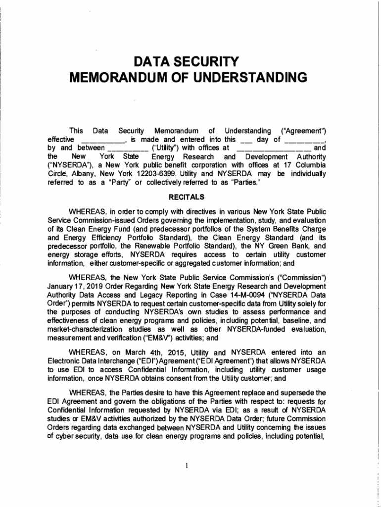 Fillable Online 44 CFR Appendix A to Part 353 - Memorandum of ...