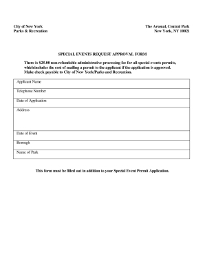 Fillable Online New Event Approval Form.PDF Fax Email Print - pdfFiller