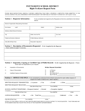 Fillable Online RtKL Request Form. Right to Know Fax Email Print - pdfFiller
