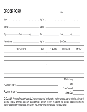 Fillable Online Mail Service Order Form - county Fax Email Print ...