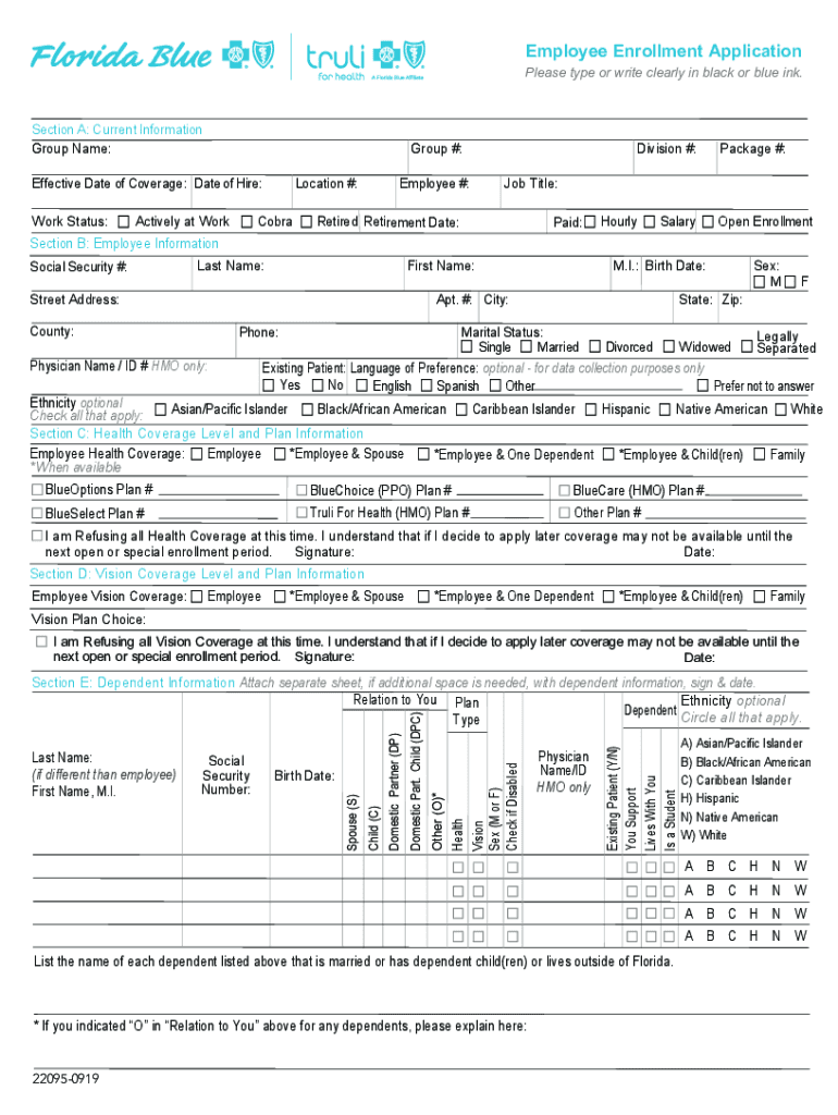 Section B: Employee Information: Fill out & sign online | DocHub