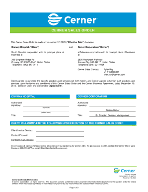 Fax For Cerner - Fill Online, Printable, Fillable, Blank | pdfFiller