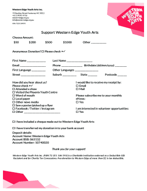 Fillable Online print donation form.docx Fax Email Print - pdfFiller