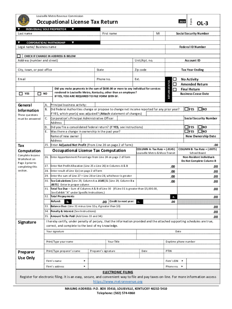 Fillable Online The Federal Tax Forms for a Sole Proprietorship ...