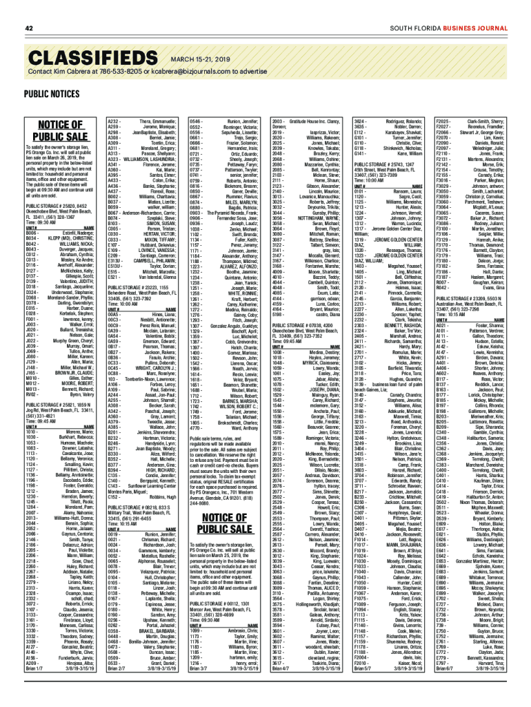 Fillable Online To satisfy the owner's storage lien, Fax Email Print ...