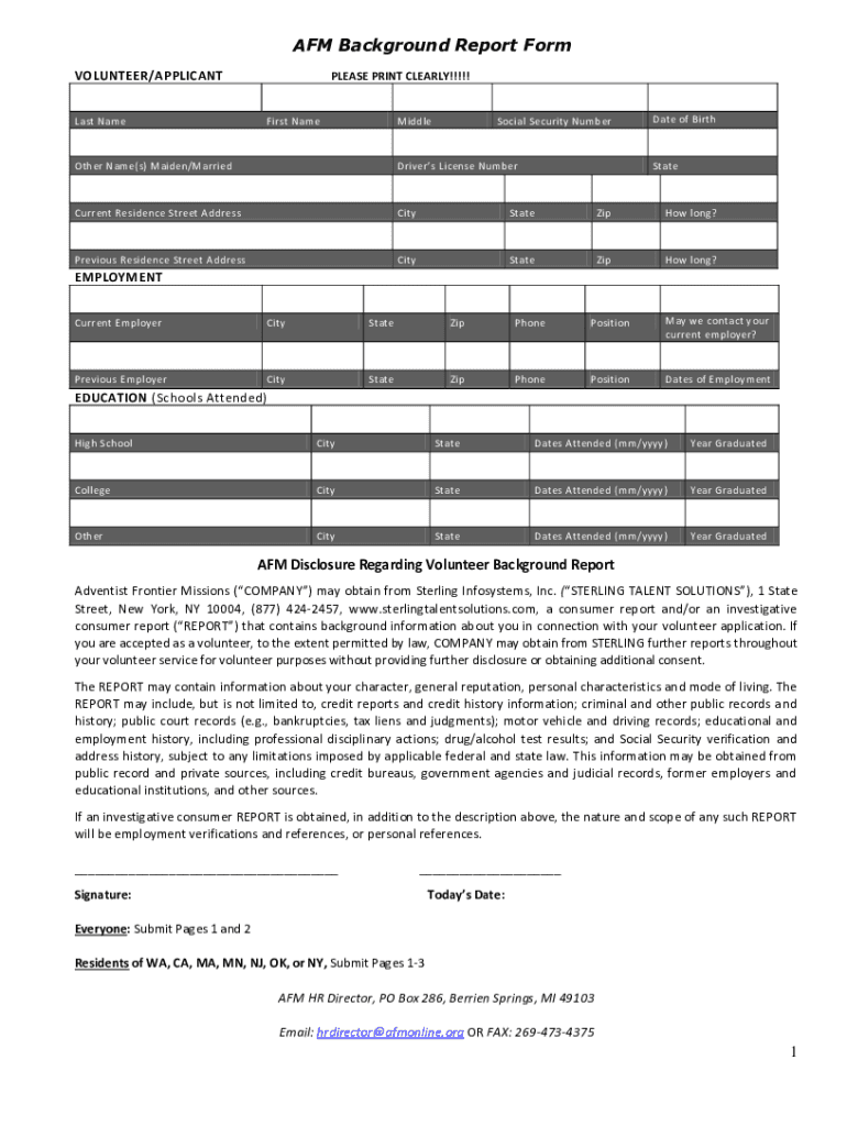Fillable Online Volunteer Authorization and Consent Form Template JotForm Fax Email Print ...