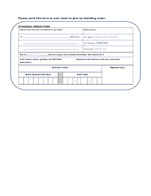 Fillable Online PDF Application Form for Standing Instruction ...
