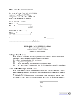 Fillable Online Rule 5-301 - Arrest without warrant; probable cause ...
