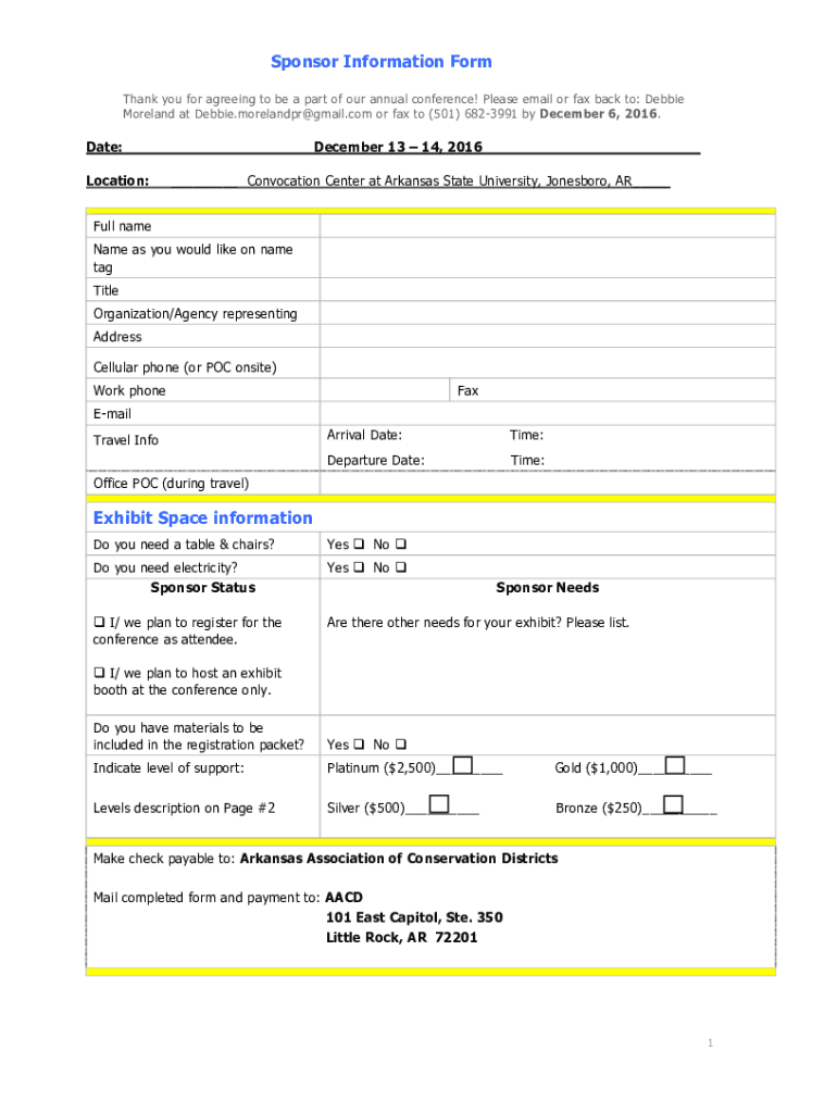 Fillable Online AGLC Sponsorship Information Form Fax Email Print ...