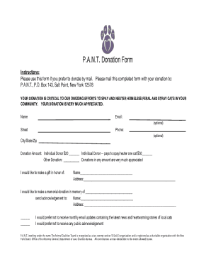 Fillable Online Foundation Contribution Payroll Deduction Form Fax ...