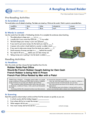 Fillable Online A Bungling Armed Raider - English to go Fax Email Print ...