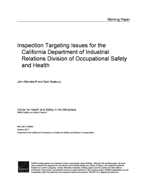 Fillable Online Inspection Targeting Issues for the Fax Email Print ...