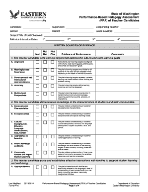 Fillable Online access ewu PPA Literacy Fax Email Print - pdfFiller