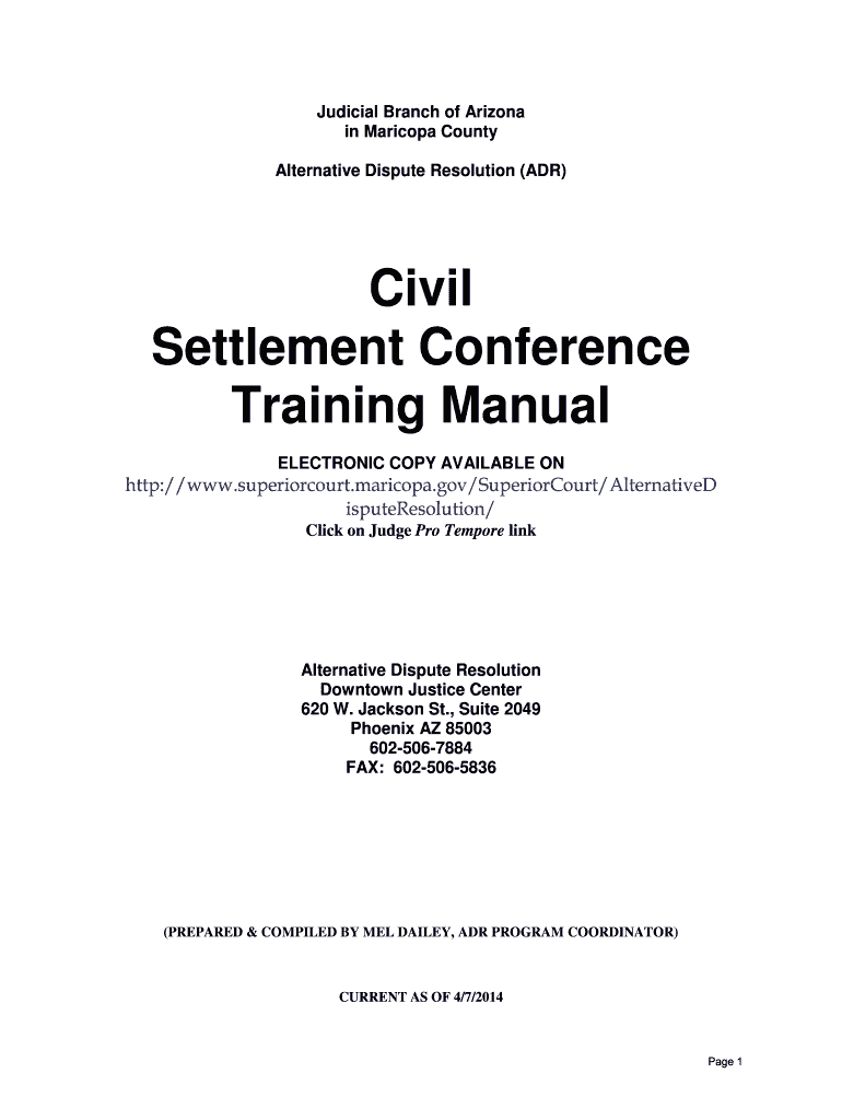 Fillable Online superiorcourt maricopa Judicial Branch of Arizona Fax ...