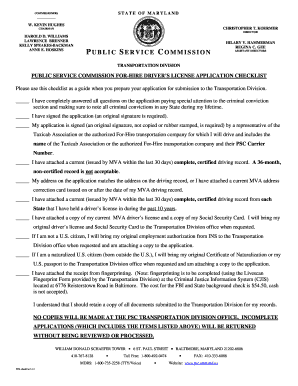 Fillable Online PUBLIC SERVICE COMMISSION - Maryland Public Service ...