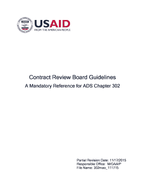 Fillable Online Contract Review Board Guidelines Fax Email Print ...
