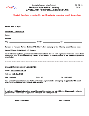 Fillable Online kyorgandonor Application - Kentucky Organ Donor ...