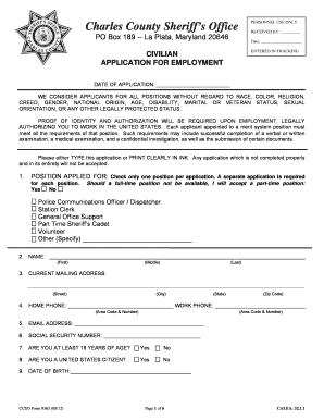 Fillable Online Civilian Application Word Format.doc Fax Email Print ...