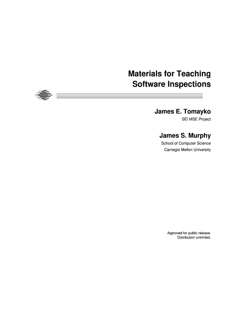 Fillable Online sei cmu 93em007.doc - sei cmu Fax Email Print - pdfFiller