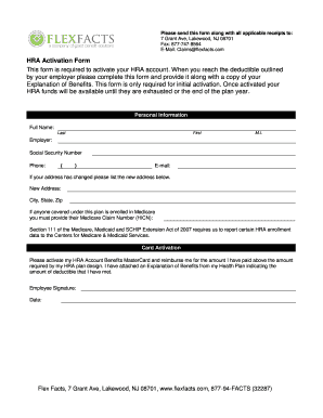 Flexfacts Benefits Card - Fill Online, Printable, Fillable, Blank ...